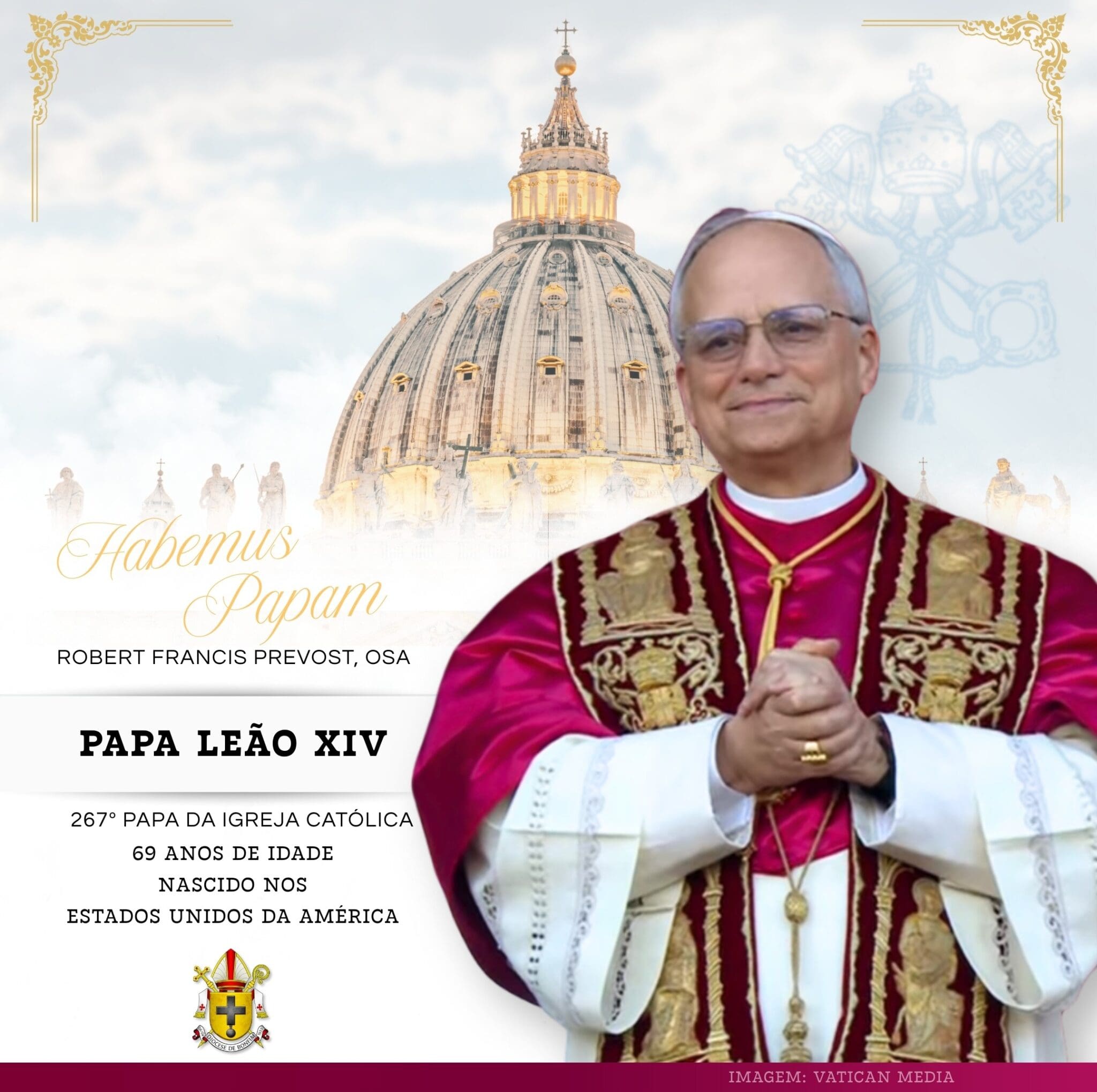 Papa Leão XIV é o nome do Sucessor de Pedro que conduzirá a Igreja a ...